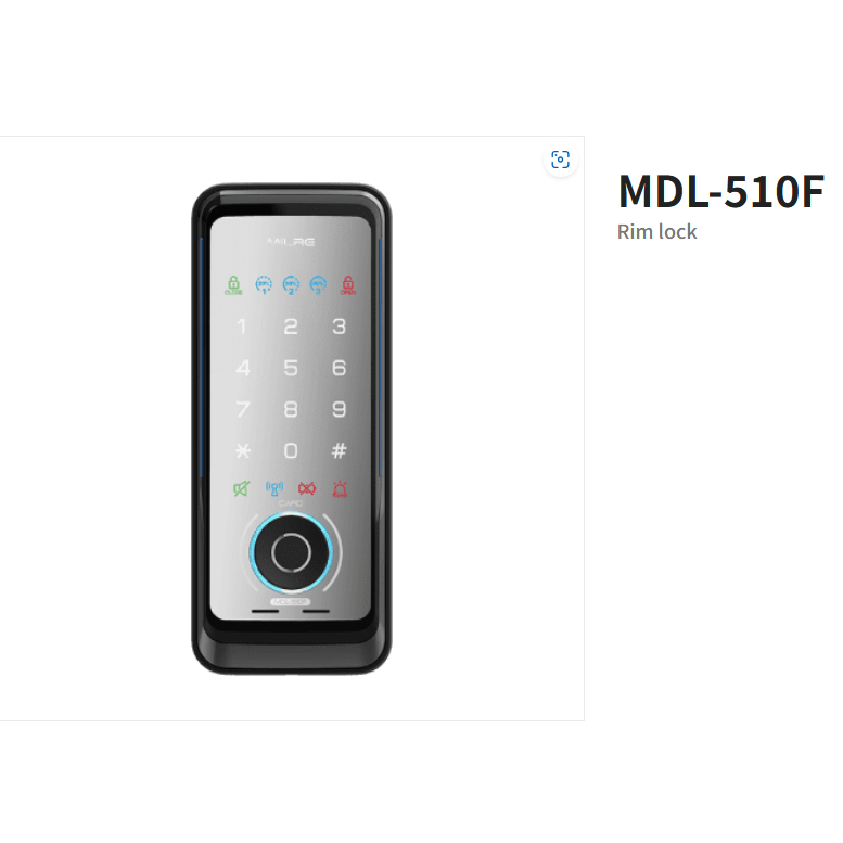 美樂 Milre MI-510F 三合一指紋鎖(指紋/感應卡/密碼) 電子鎖 感應鎖 門鎖 | 蝦皮購物
