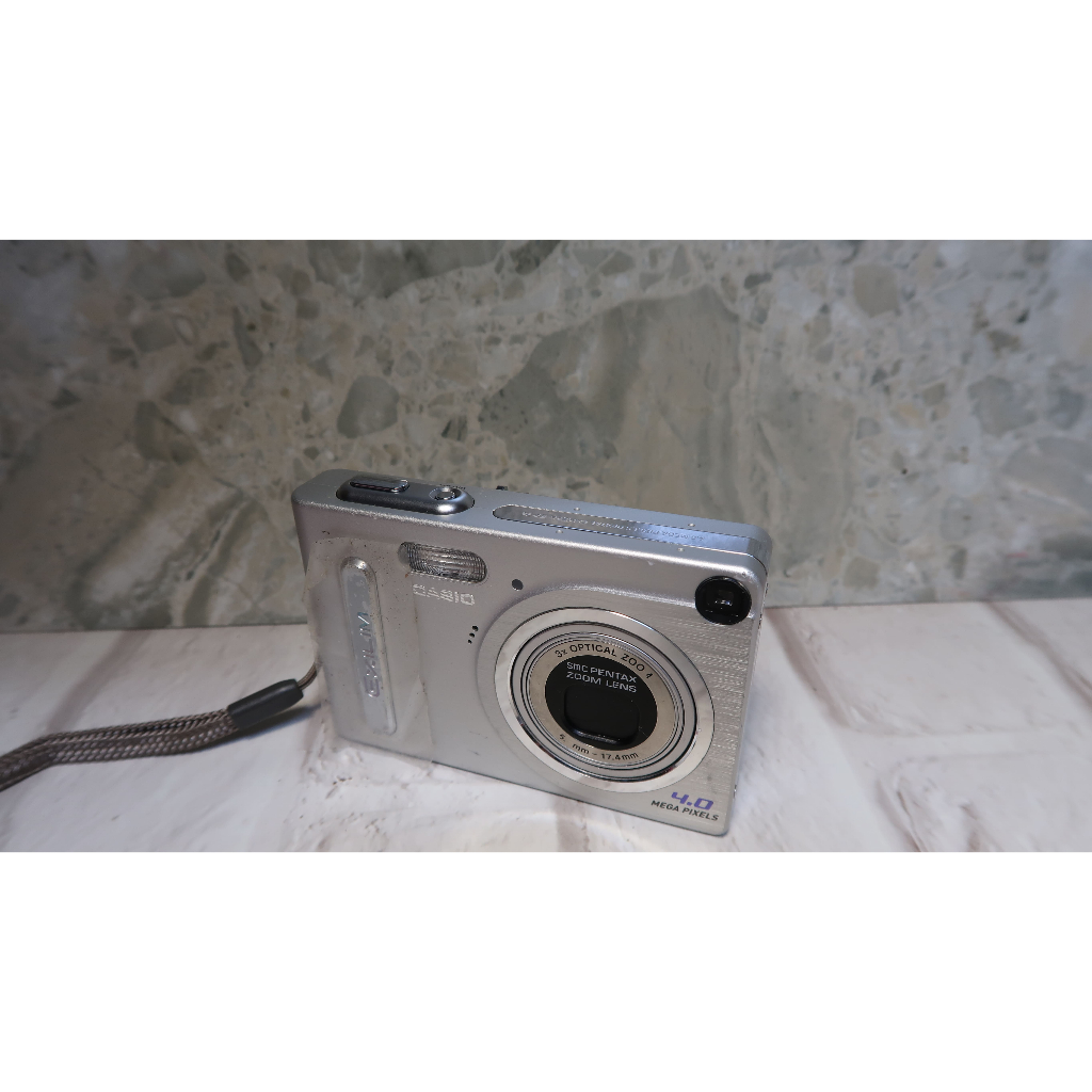 2003年金屬銀 Casio Exilim Zoom EX-Z4 相機 CCD數位相機 老相機 二手相機 卡西歐 冷白皮 | 蝦皮購物