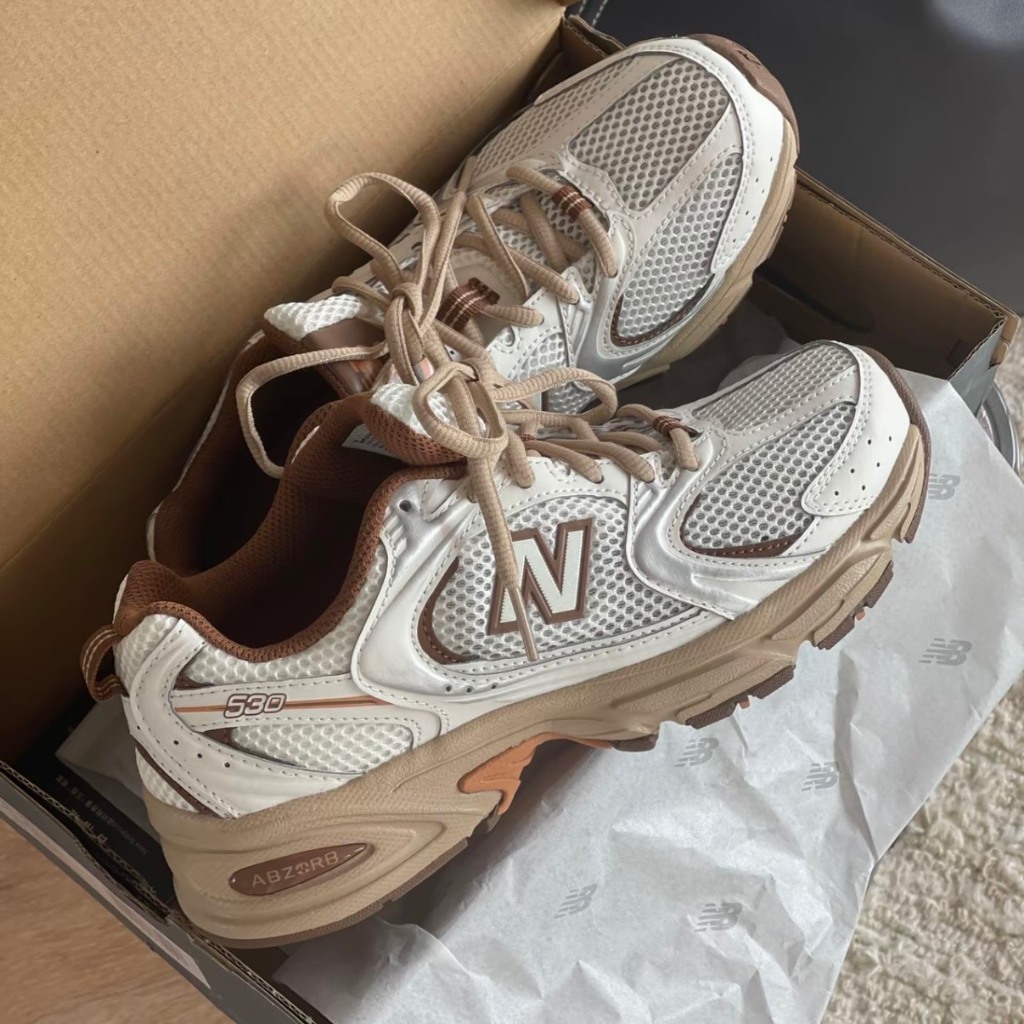-ES- New balance 530 Niko and 聯名款 美式 復古 美拉德 奶油棕 休閒鞋 MR530NI | 蝦皮購物