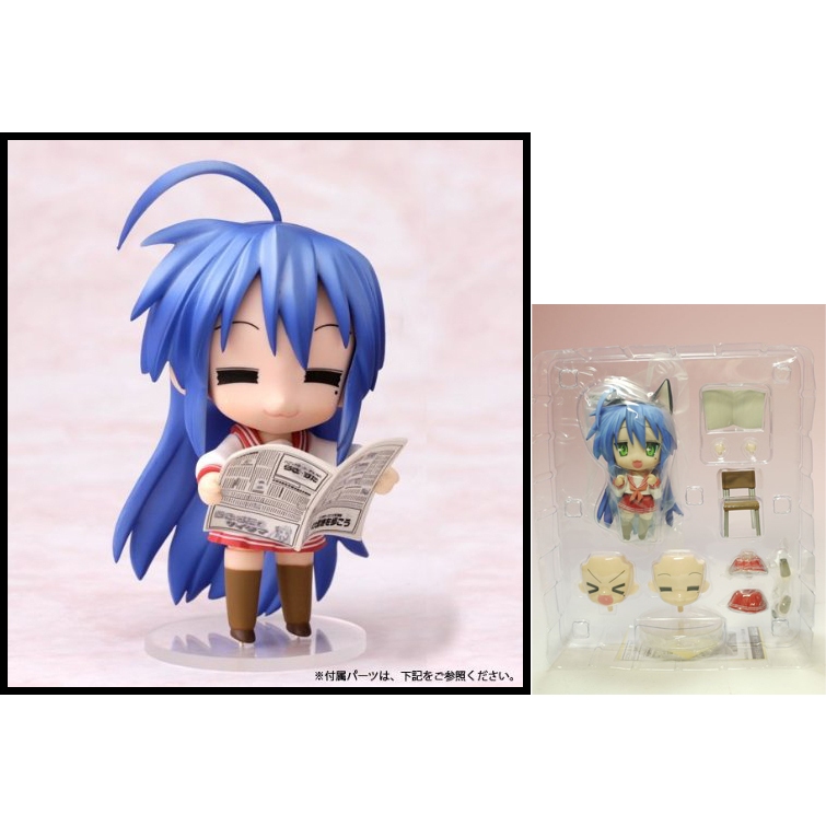 Mine公仔 日版 GSC 幸運星 泉此方 琦玉新聞65周年紀念 黏土人 可動 Q版 D6261 | 蝦皮購物