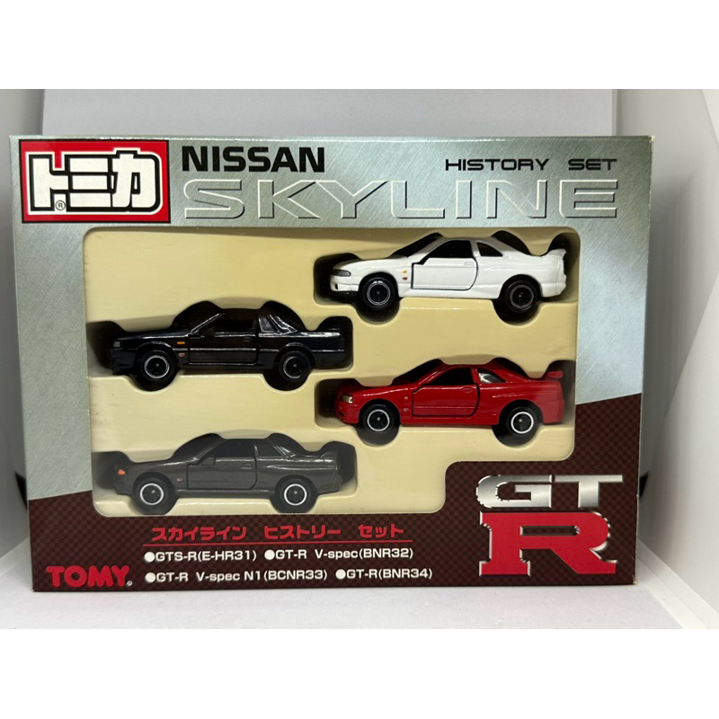 TOMICA 舊紅標 NISSAN 日產 SKYLINE GT-R R31 R32 R33 R34 盒組 | 蝦皮購物