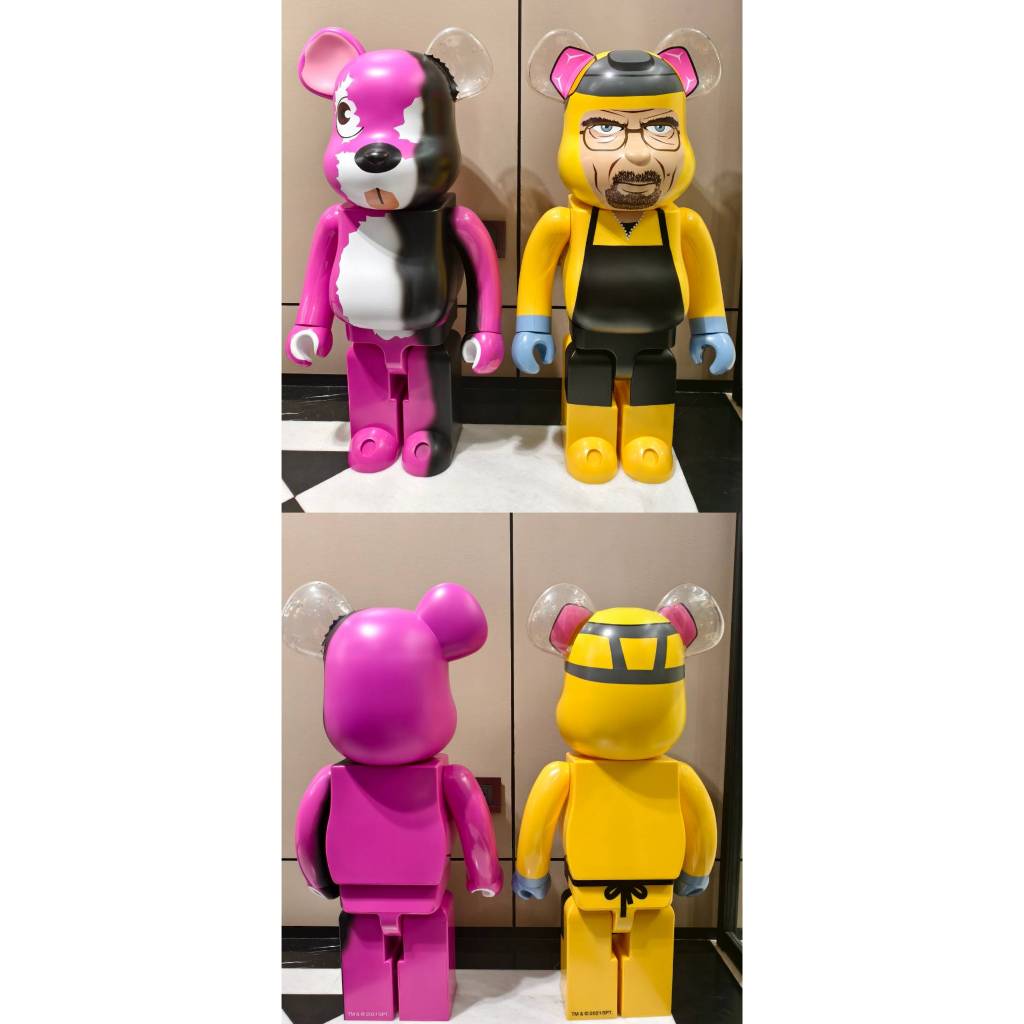 BE@RBRICK Bad Pink Bear 1000％ Bad Walter White 1000% 絕命毒師 | 蝦皮購物