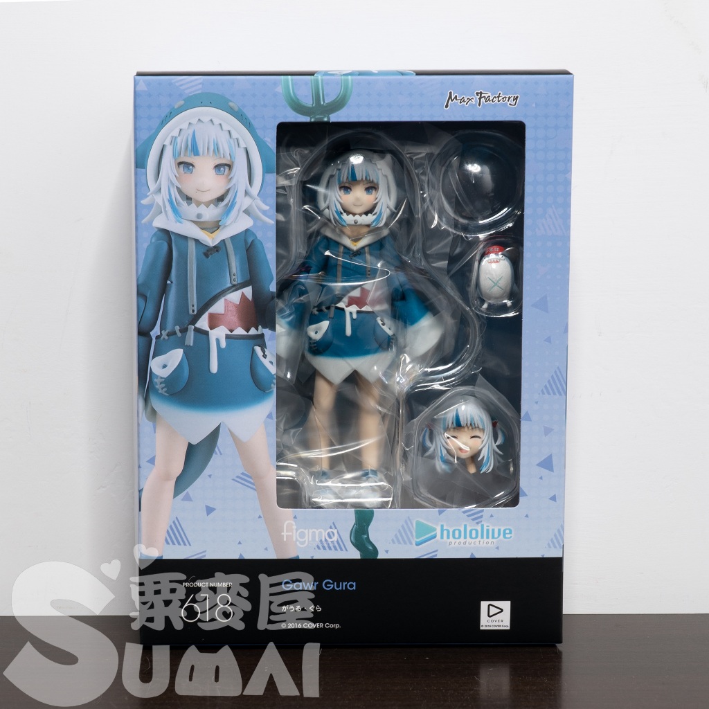 【SuMai粟麥屋】現貨 GSC figma hololive 噶嗚 古拉 鯊魚 鯊鯊 主播 Gawr Gura | 蝦皮購物
