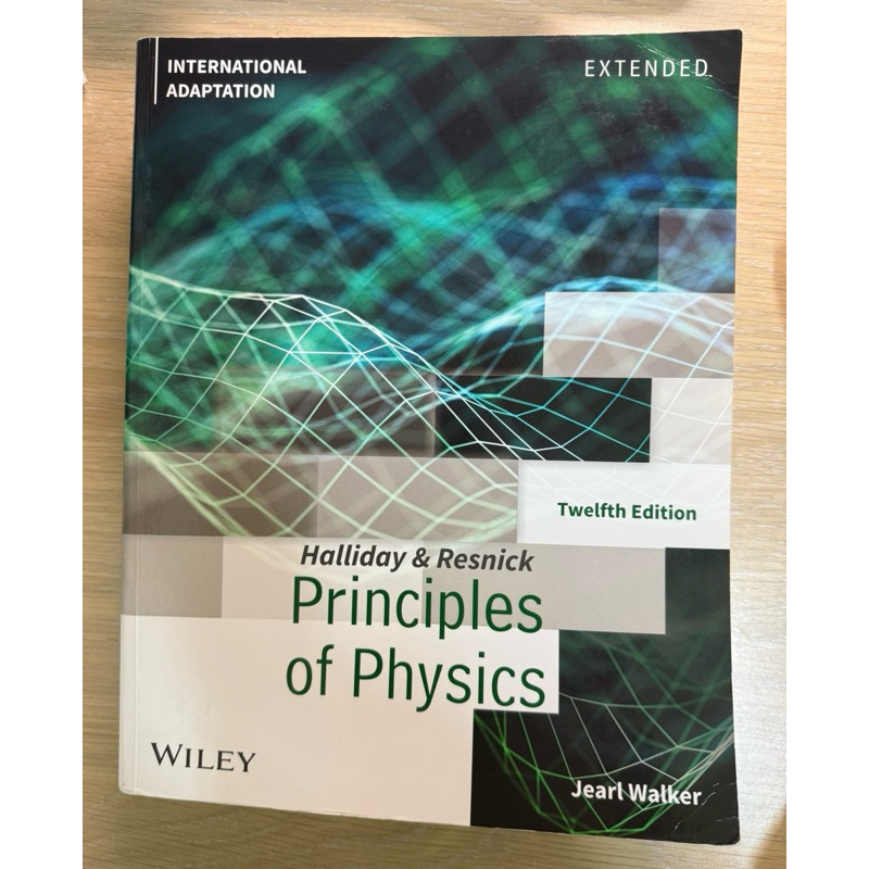Halliday&Resnick’s Principles of Physics, 12/e 大學 普物 原文書 | 蝦皮購物