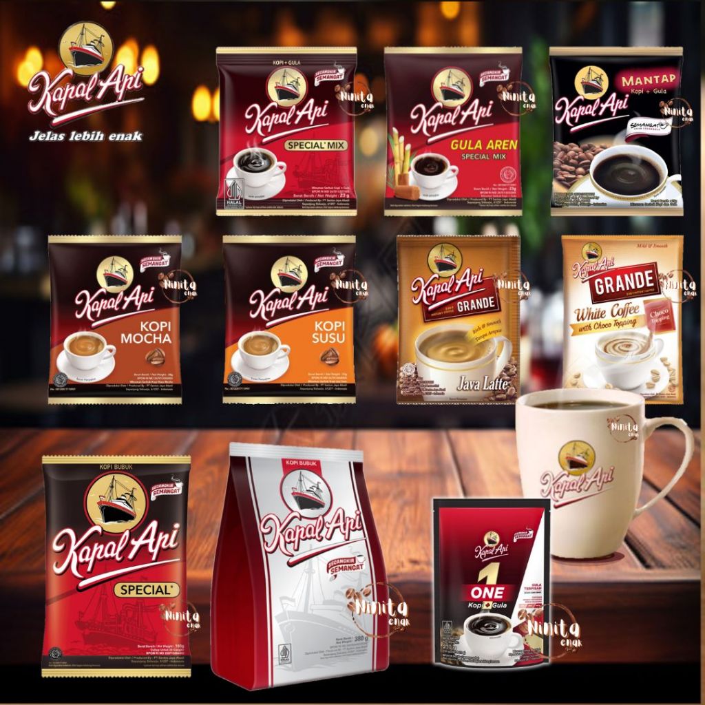 KAPAL API Kopi Spcial Mix Gula Aren Susu Mantap Mocha 印尼帆船咖啡 | 蝦皮購物