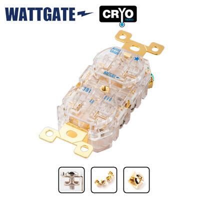 美國🇺🇸Wattgate Audio EVO AU 381 鍍金音響插座 牆插 比IG8300 ★ 凱立音響電源 ★ | 蝦皮購物