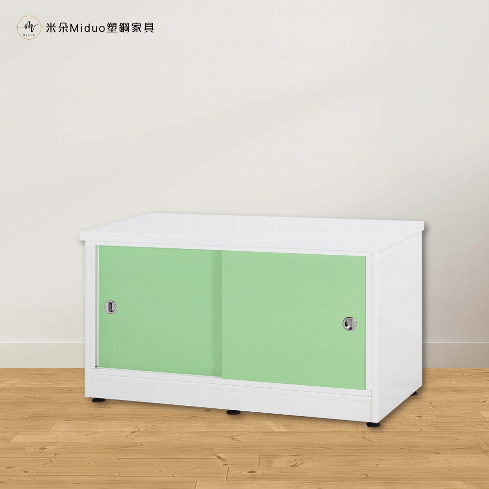 【米朵Miduo】2.7尺拉門矮鞋櫃 塑鋼推門鞋櫃 滑門鞋櫃 防水塑鋼家具 | 蝦皮購物