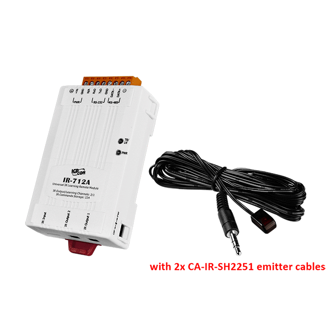 (全新) 泓格 IR-712A 通用型紅外線遙控學習模組 (2x 紅外線輸出, 224x 紅外線命令) | 蝦皮購物