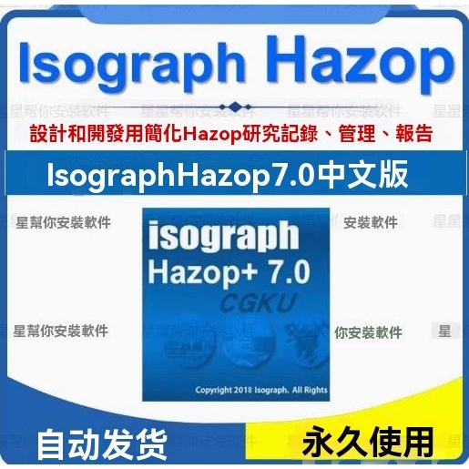 Hazop 分析軟件 Isograph Hazop v7.0中文版本軟件下載 支持遠程 | 蝦皮購物