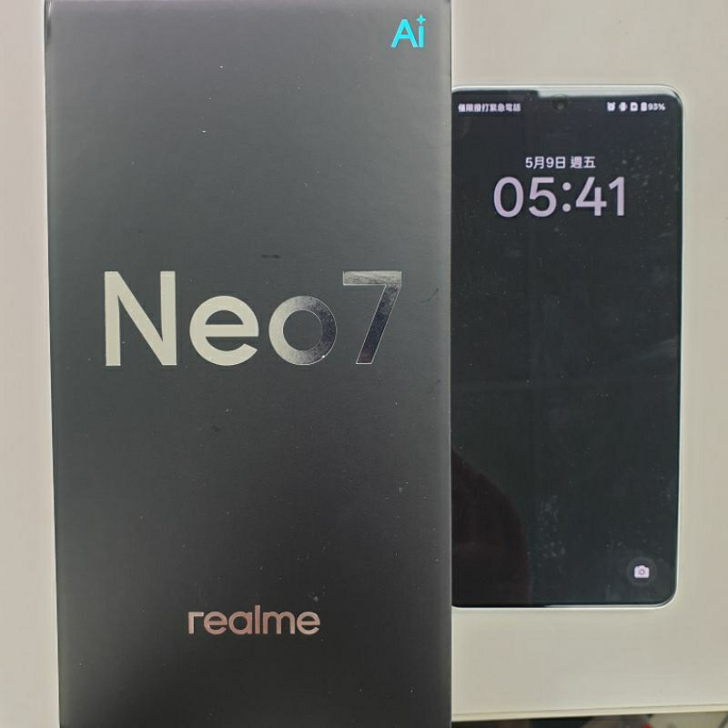 陸版 真我realme 白色 neo7 天磯9300＋ 12gb ram 256g rom 台灣現貨 | 蝦皮購物