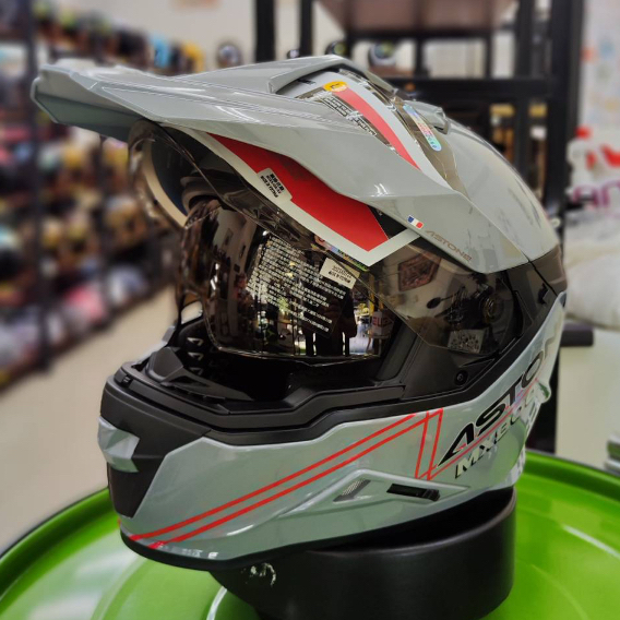 熊彬安全帽⎜Astone Helmet MX800 素色款 全罩安全帽 越野式 鳥帽 含快拆式帽舌 內墨片 現貨 | 蝦皮購物