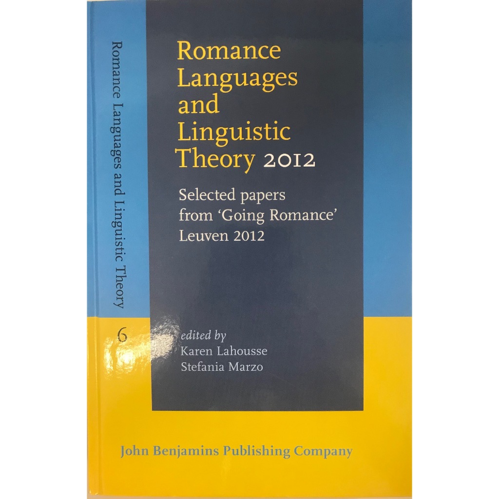 Romance Languages & Linguistic Theory 2012 9789027203861 | 蝦皮購物