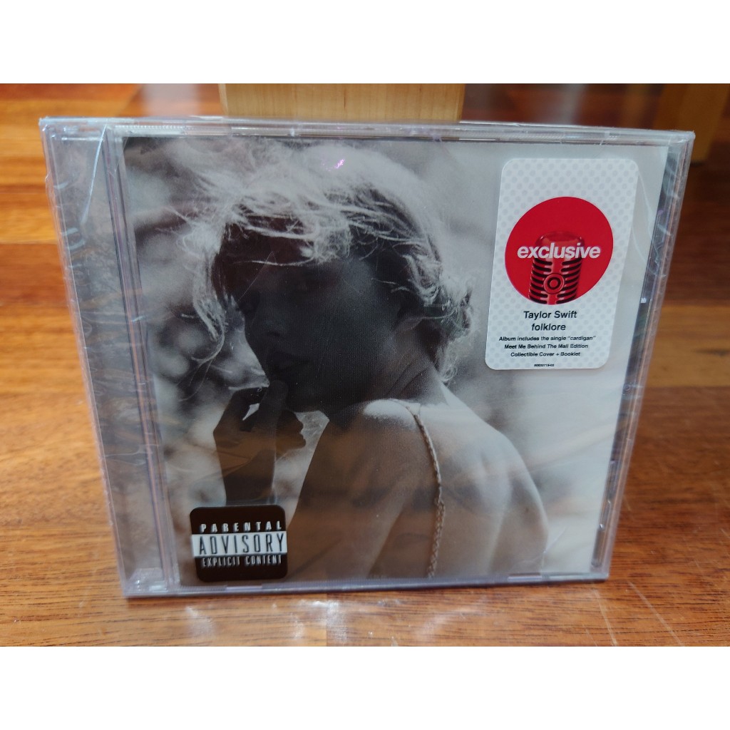 ***全新 現貨* Taylor Swift 泰勒絲 美麗傳說 Folklore Target CD專輯(CD殼有裂痕) | 蝦皮購物