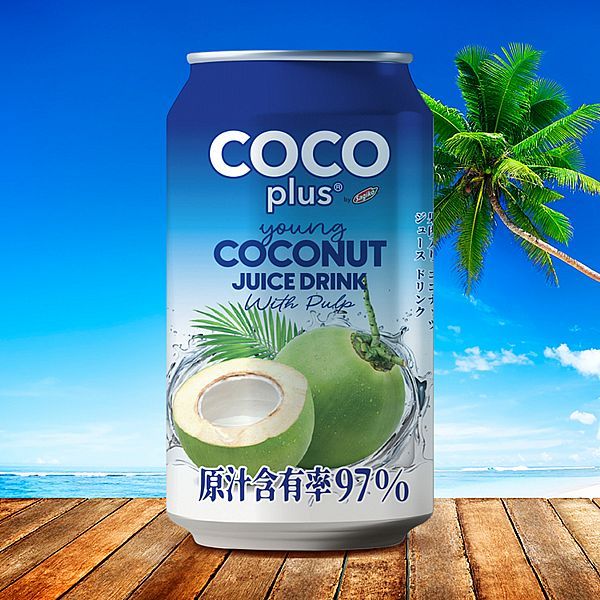 Cocoplus 椰子水 (含果肉) 320ml 飲料 果汁 消暑 補充水份 椰子汁 飲品【三哥嚴選】DS026110 | 蝦皮購物