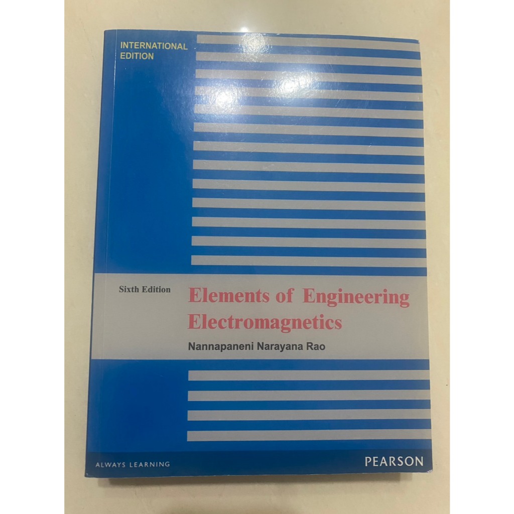 elements of engineering electromagnetics 6/e 6e | 蝦皮購物