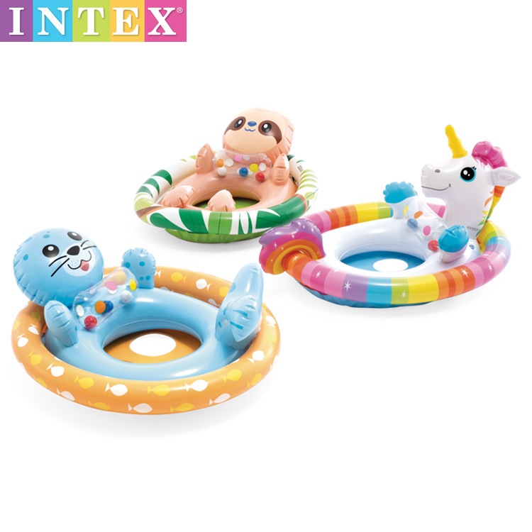 玩樂生活 美國INTEX 59570獨角獸座位式充氣游泳圈 嬰兒坐圈 兒童浮圈 溫泉可以用(免費維修 瑕疵換新品) | 蝦皮購物