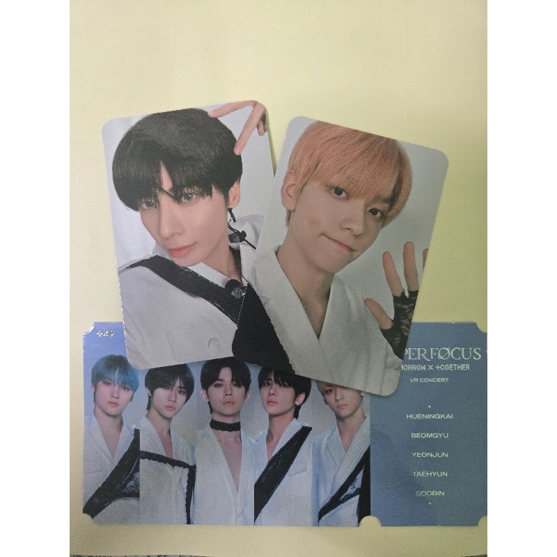 TXT Hyper Focus VR觀影特典小卡 威秀 Deja vu ver | 蝦皮購物