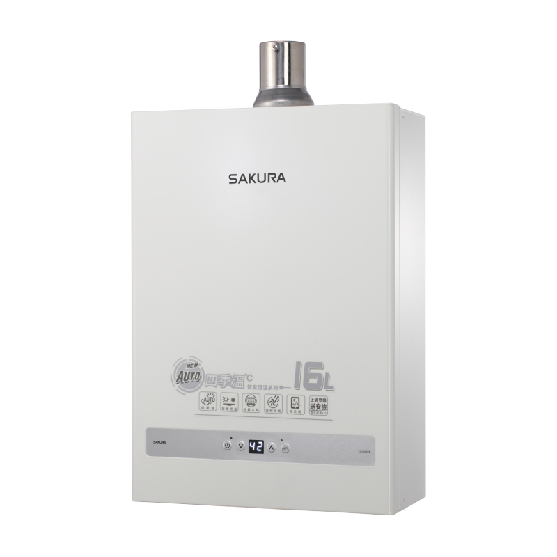 SAKURA 櫻花 四季溫智能恆溫熱水器 16公升 DH1637F【三機廚具本舖】 | 蝦皮購物