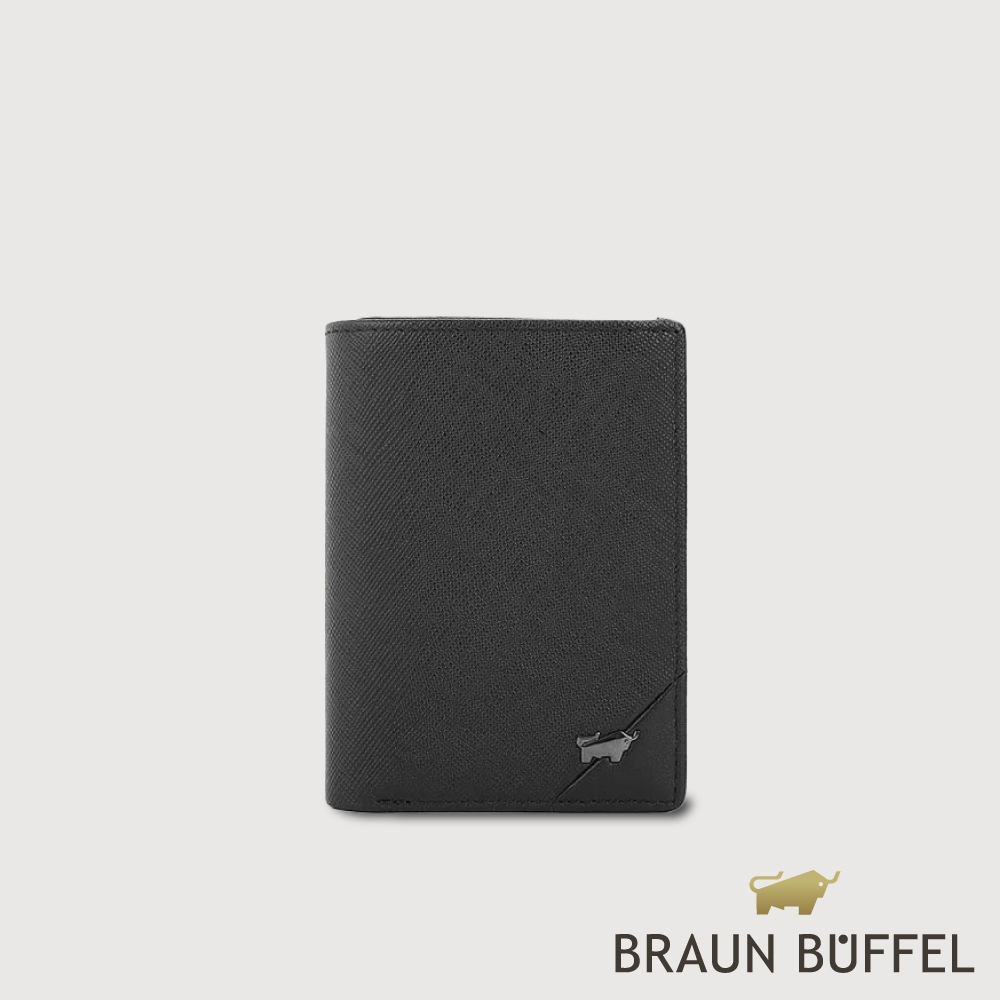 【BRAUN BUFFEL 德國小金牛】台灣總代理 加利恩-A 4卡名片夾-黑色/BF561-143-BK | 蝦皮購物