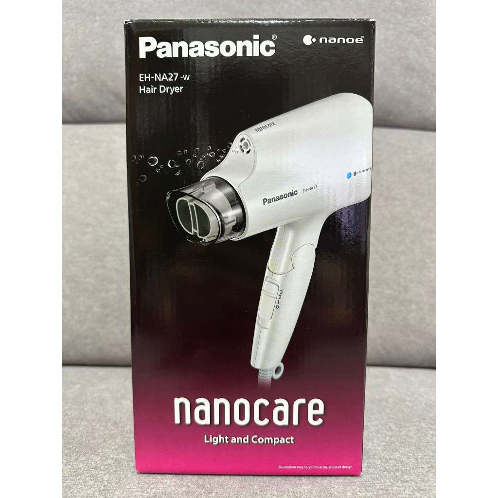 【全新現貨】Panasonic 國際牌 奈米水離子吹風機 EH-NA27-W (白) | 蝦皮購物