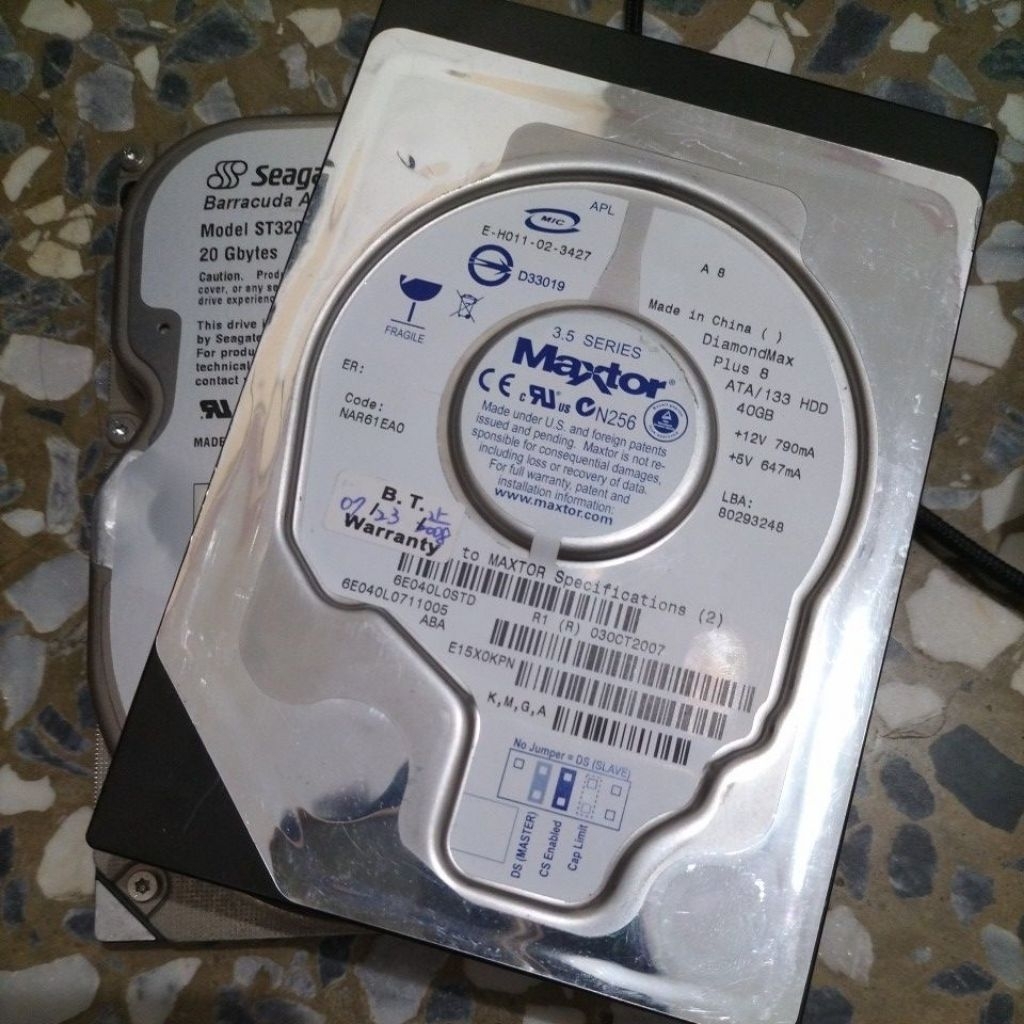 IDE介面 舊式硬碟 Seagate 20GB Maxtor 40GB | 蝦皮購物