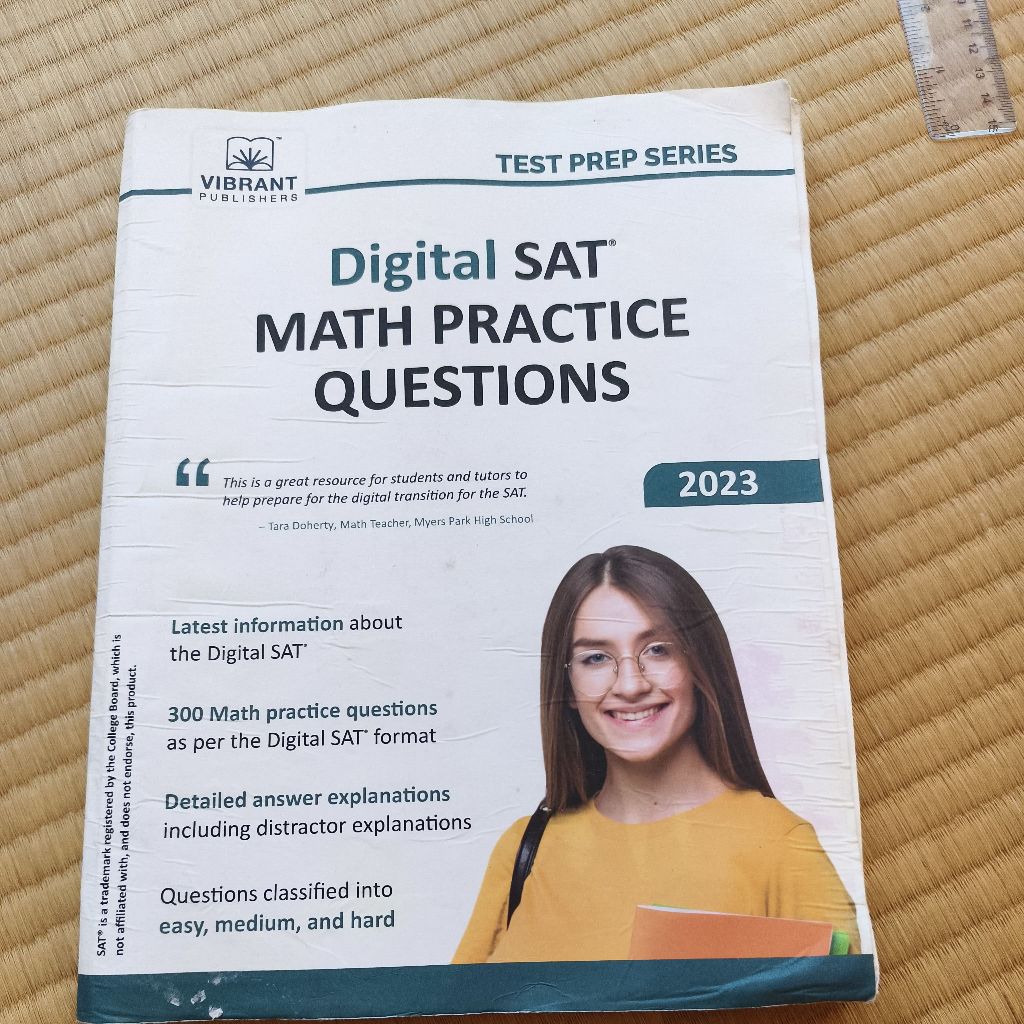 Digital SAT math practice questions 2023數學SAT | 蝦皮購物