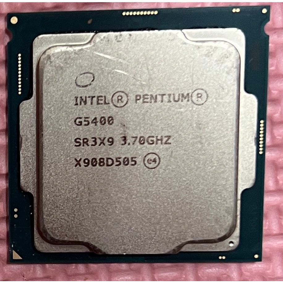 Intel® Pentium® 黃金級 G5400 處理器 4M 快取記憶體，3.70 GHz 二手拆機良品CPU | 蝦皮購物
