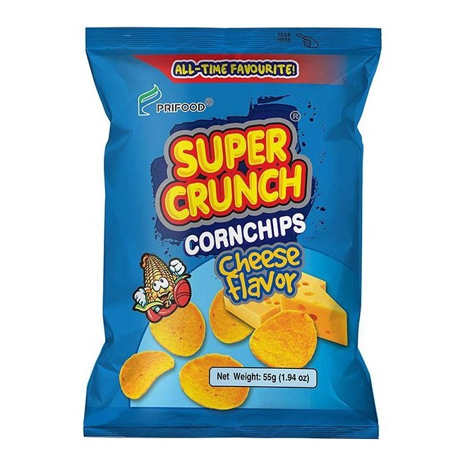 PRIFOOD SUPER CRUNCH Cornchips Cheese_120g | 蝦皮購物