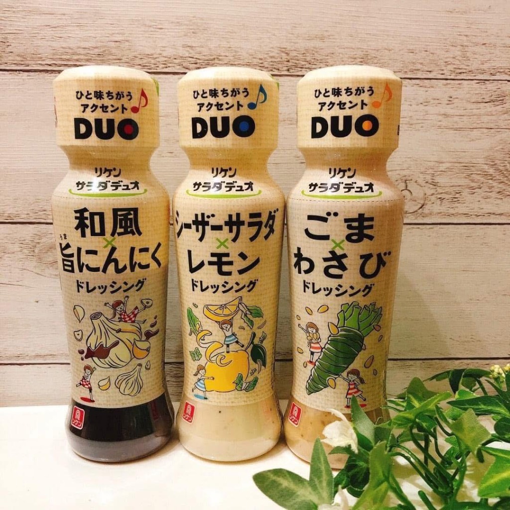 現貨馬上出～日本duo 減脂人最愛的凱薩檸檬沙拉醬 沙拉二重奏 二重奏凱薩檸檬醬 芥末醬 190ml （2種口味） | 蝦皮購物