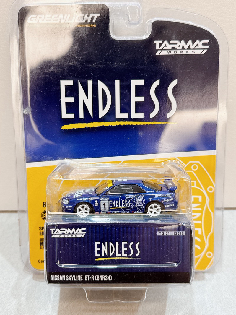 Greenlight 綠光 TARMAC ENDLESS nissan GTR R34 | 蝦皮購物