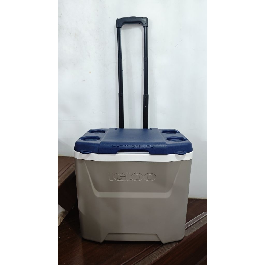 IGLOO 28QT美國製26公升手拉式滾輪冰桶 | 蝦皮購物