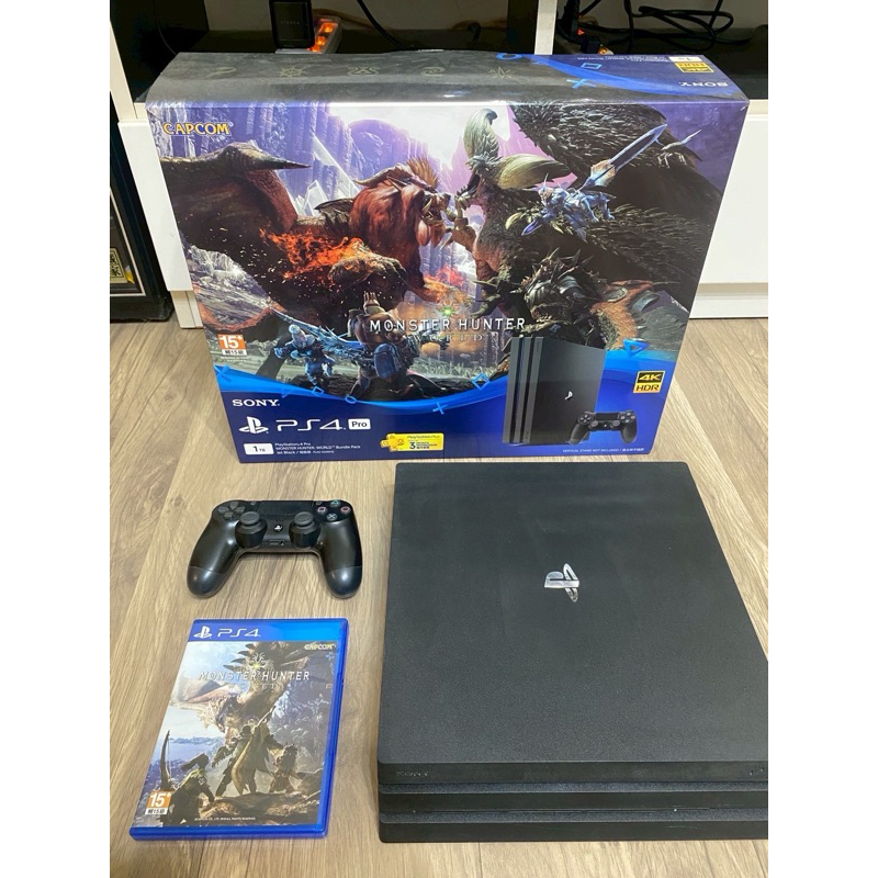 PS4 pro 1T 黑色 無改機 送一片遊戲片 (勿直接下單) | 蝦皮購物