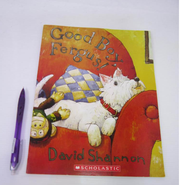 「二手書」Scholastic Good boy, Fergus by David Shannon 英文讀本 | 蝦皮購物