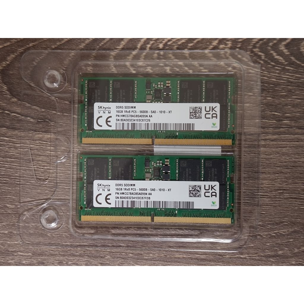 （二手）SK hynix 海力士 DDR5-5600 16G×2 DRAM NB 筆記型 記憶體 | 蝦皮購物