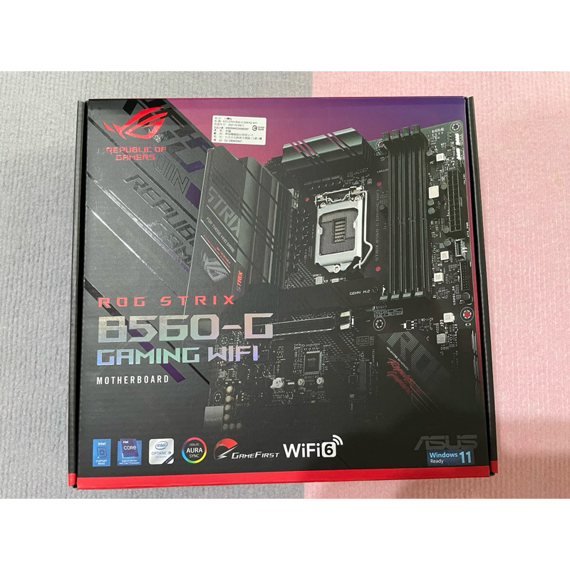 （全新保內）華碩 ROG STRI B560-G GAMING WIFI/M-ATX/LGA1200 | 蝦皮購物