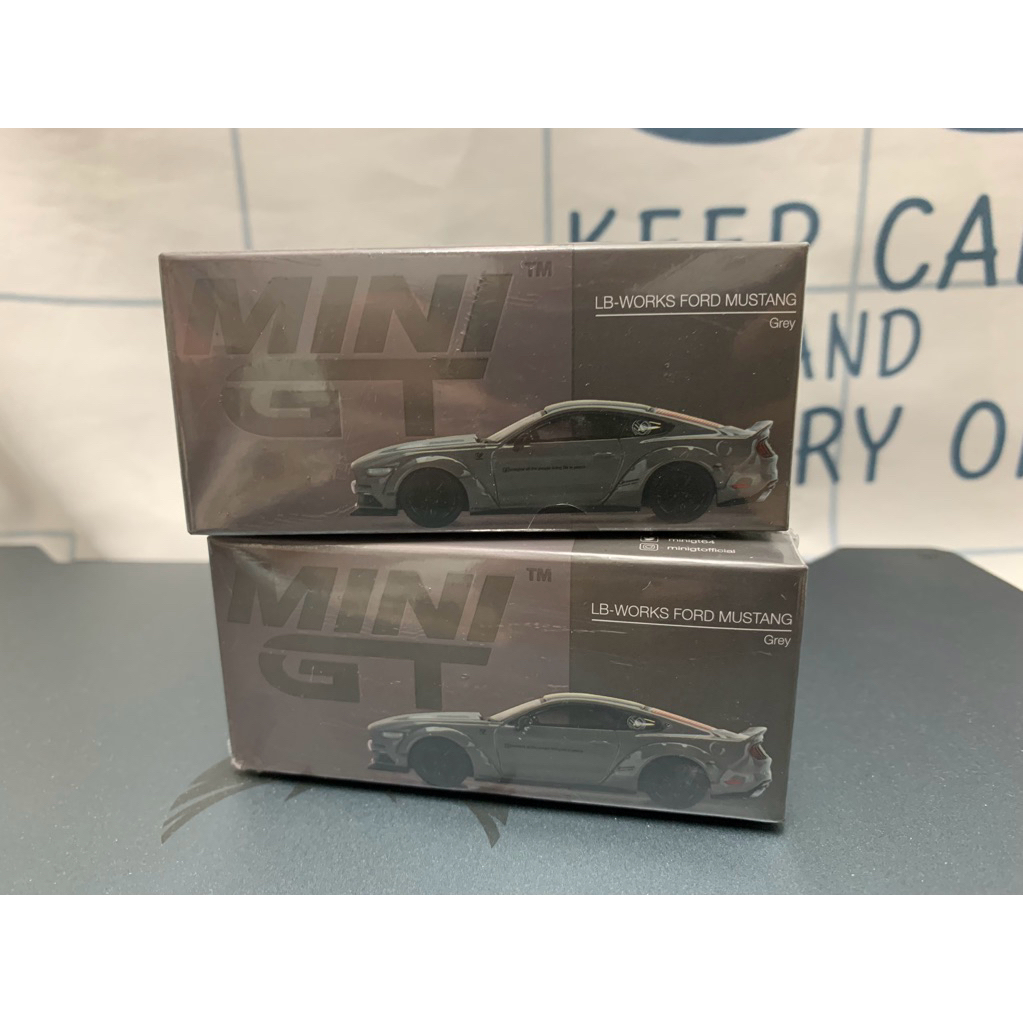 MINI GT #470 Ford Mustang GT LB-Works Grey 1/64 全新未拆封 | 蝦皮購物