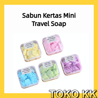 Sabun Kertas Paper Soap Traveling Sabun Batangan Mini KBT367 | 蝦皮購物