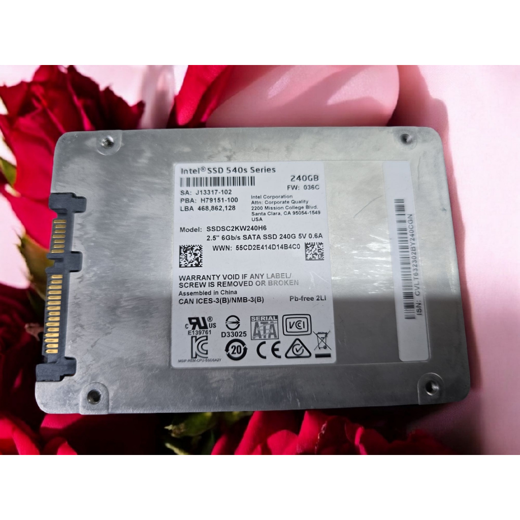 含稅 固態硬碟 2.5吋 SSD intel 240GB 240G 保固1個月 04H779 | 蝦皮購物
