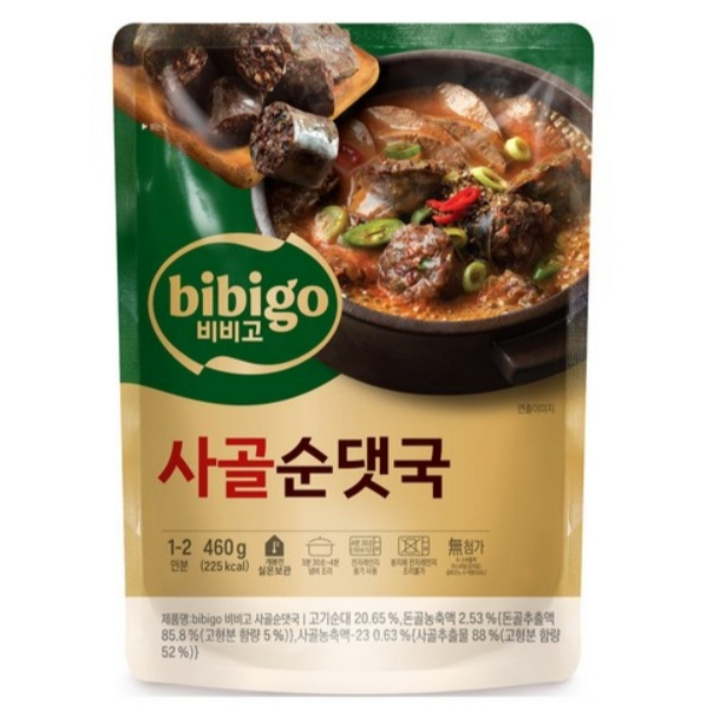 韓國 CJ bibigo 牛骨血腸調理包 460g【快速出貨】CJ調理包 韓國湯底 調理包 牛骨湯 必品閤 血腸湯GGG | 蝦皮購物