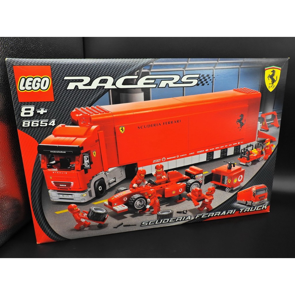 LEGO RACERS 2005年 8654 Scuderia Ferrari Truck 樂高 法拉利 卡車 F1 | 蝦皮購物