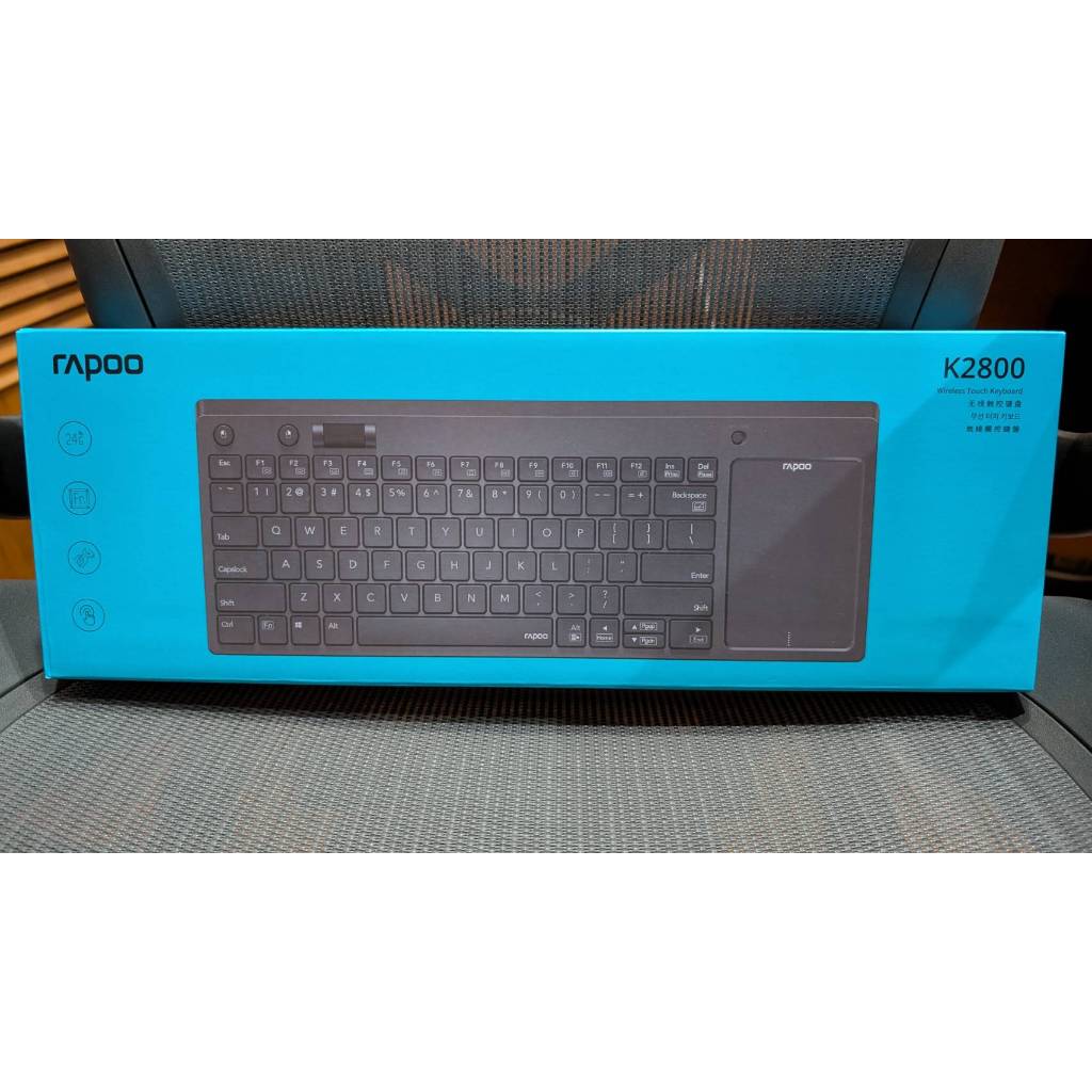 雷柏RAPOO(K2800)無線觸控滑鼠滾輪鍵盤 | 蝦皮購物