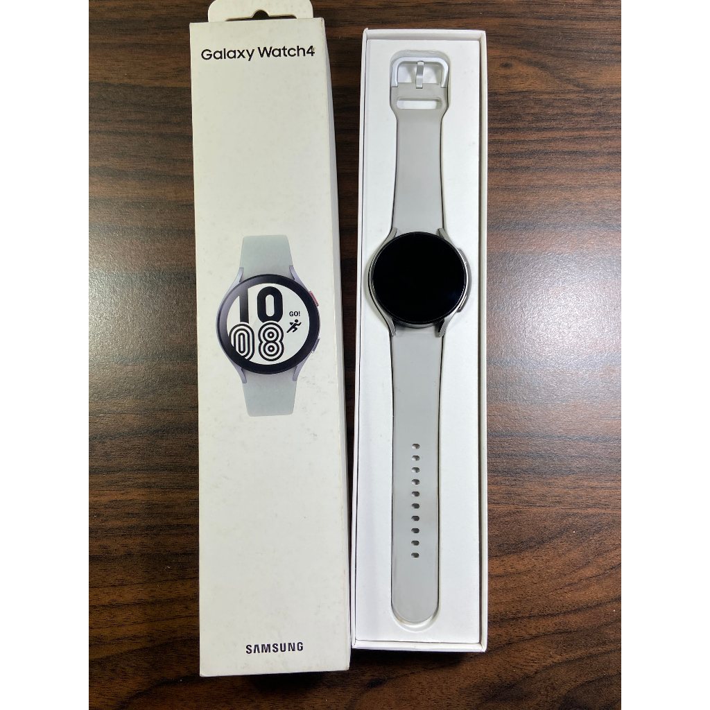 Samsung Galaxy Watch 4 44mm (藍牙) SM-R870 三星手錶 銀色 | 蝦皮購物