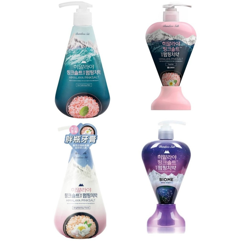 LG喜馬拉雅粉晶鹽UMPING牙膏285g (冰澈薄荷/花香薄荷/天山雪蓮/BIOME雙效) | 蝦皮購物