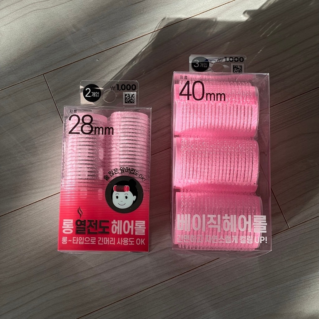【全新出清】韓國大創DAISO購入 造型髮捲 28mm+40mm | 蝦皮購物