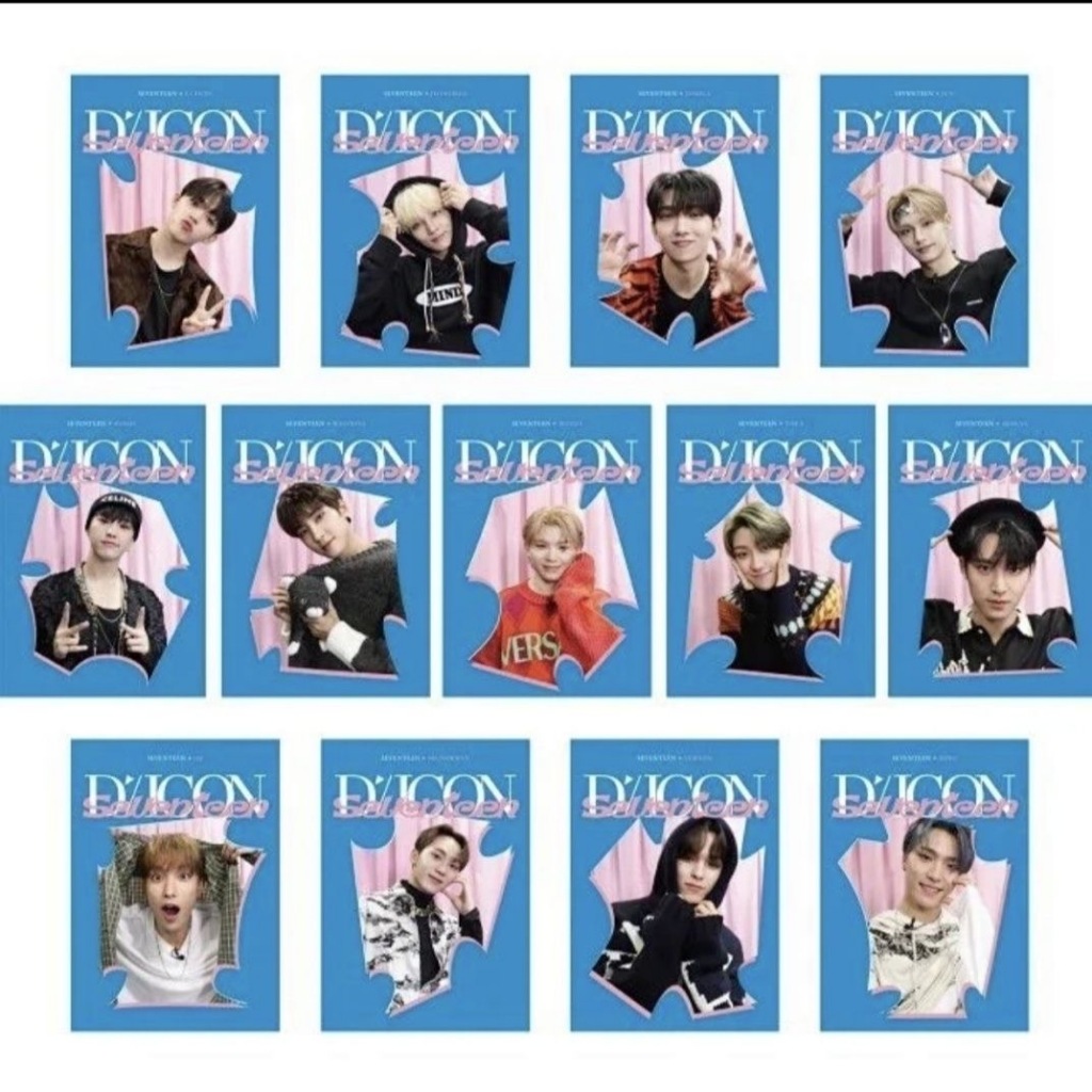 seventeen X DICON D'FESTA MINI EDITION 100張小卡 卡冊 寫真書 | 蝦皮購物