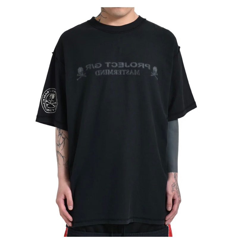 MASTERMIND x PROJECT G/R 黑色 短Tee | 蝦皮購物