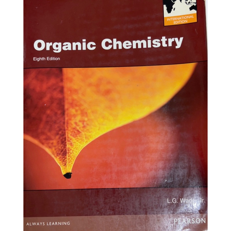 Organic chemistry Wade Peason 第八版 化學系/化工系/環工系用書 | 蝦皮購物