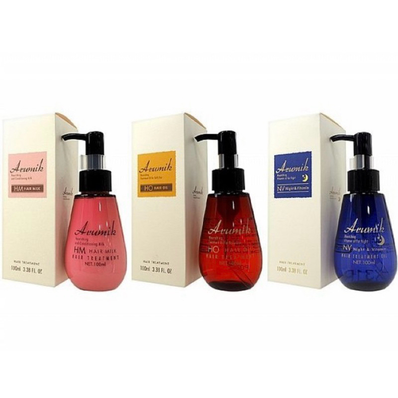 🌟[現貨] 日本🇯🇵 Arumik~沙龍級護髮乳／護髮油(100ml) | 蝦皮購物