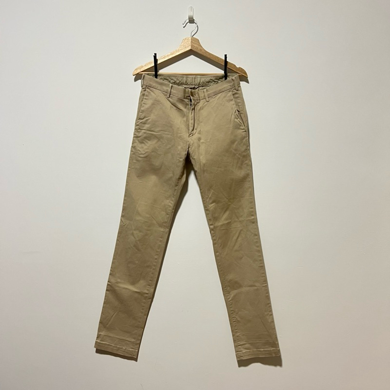 二手｜Uniqlo 男版 休閒長褲 卡其褲 165/72A 29腰 | 蝦皮購物