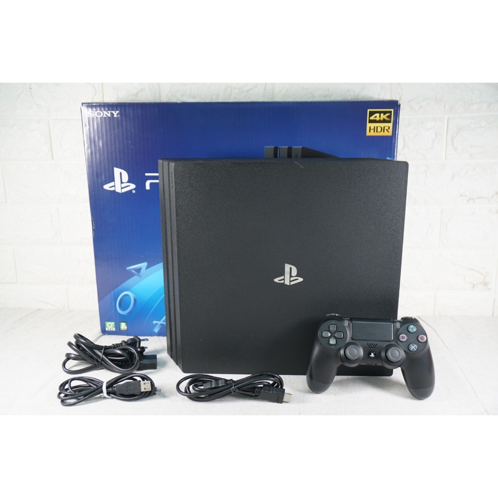 Sony PS4 Pro 黑 1TB CUH-7117B 2018出廠 附單手把 | 蝦皮購物